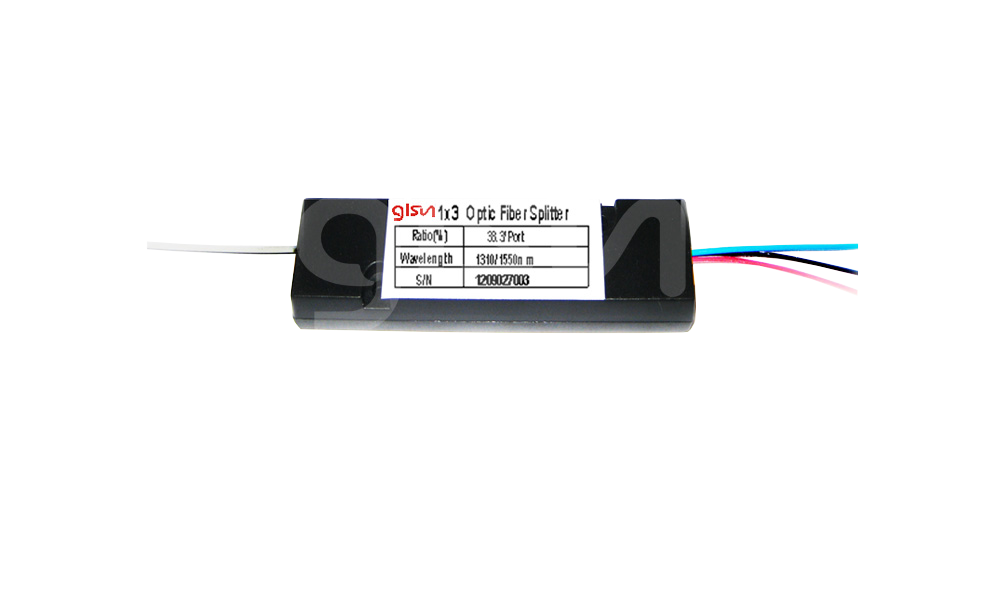 1x3 Single Mode Fiber Optic Splitter, FBT Splitters/Coupler | GLSUN