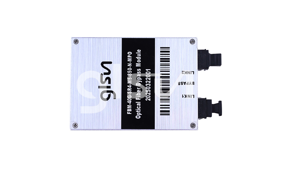 Dual-Port 40G QSFP+ SR4 Fiber Bypass Module | High-Speed Network ...